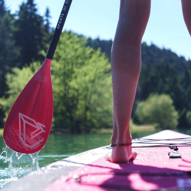 Aqua Marina SPORTS III CORAL ADJUSTABLE ISUP PADDLE – Fire Pit Oasis